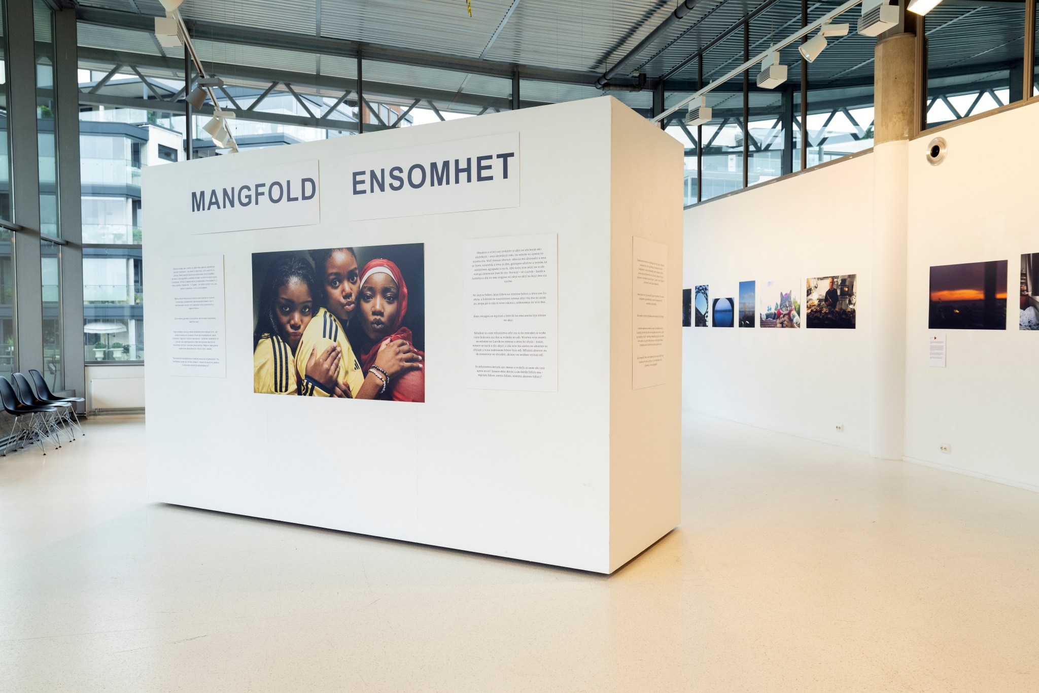 På galleri Bølgen og utstillingen Mangfold Ensomhet – The White Room